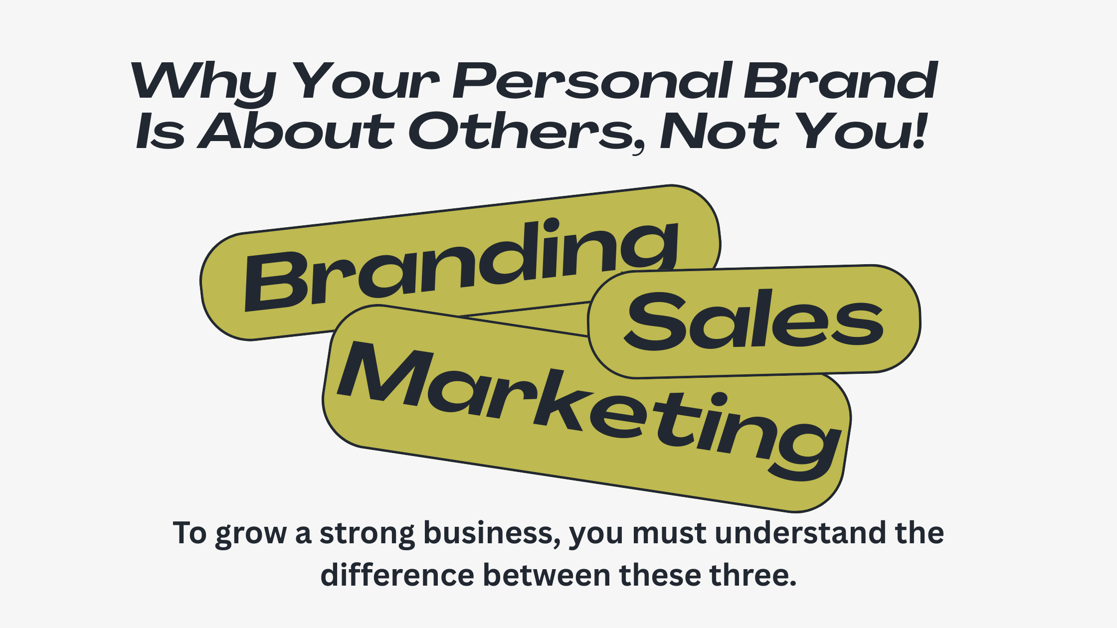 Why Your Personal Brand Is About Others, Not You - Tochukwu Unaegbu